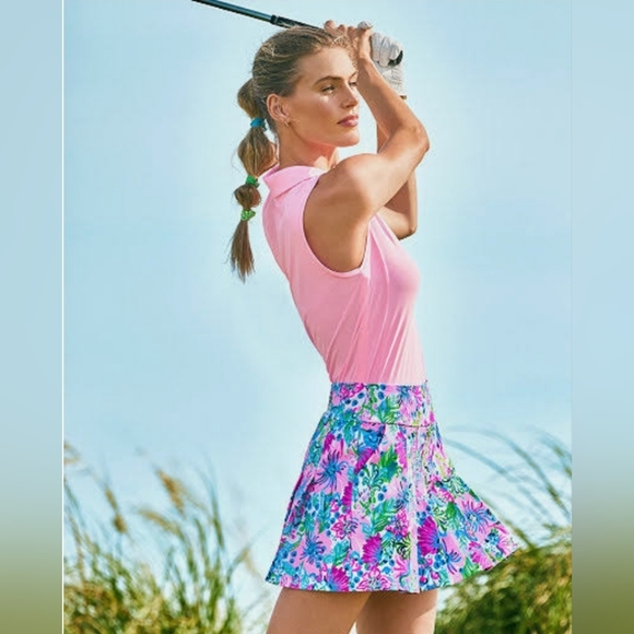 Lilly Pulitzer | Shorts | Lilly Pulitzer Priska Floral Fairway Skort ...